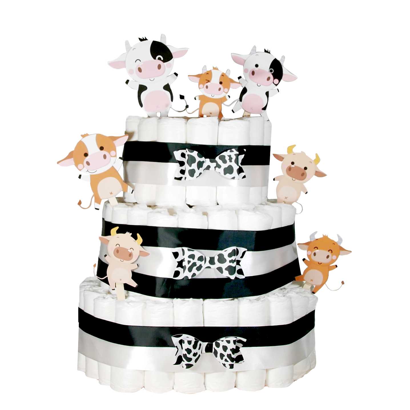 Holy Cow Diaper Cake Kit | My Diaper Cake | DIY- Craft – MyDiaperCake