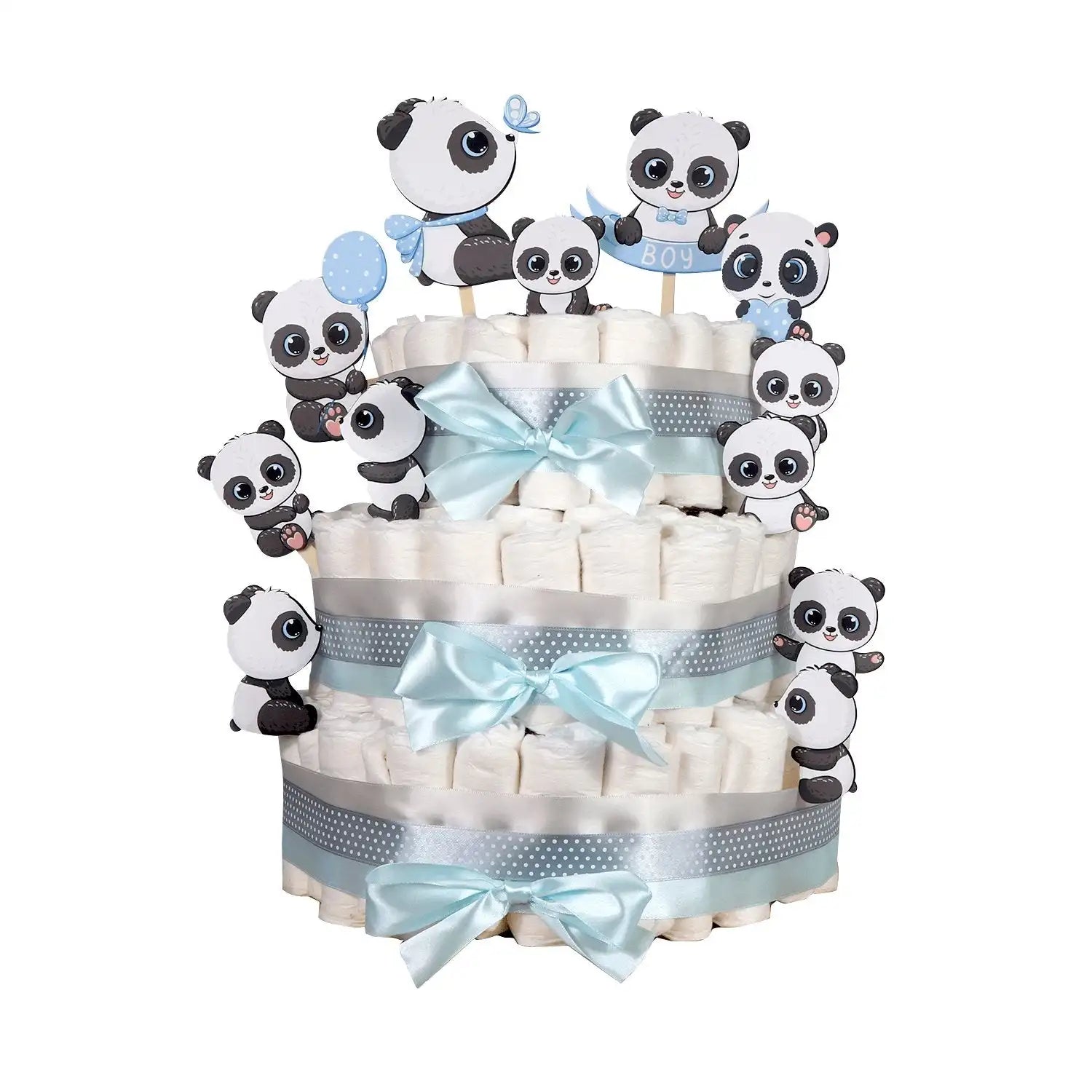 Panda Diaper Cake Kit | My Diaper Cake | DIY - Crafts – MyDiaperCake
